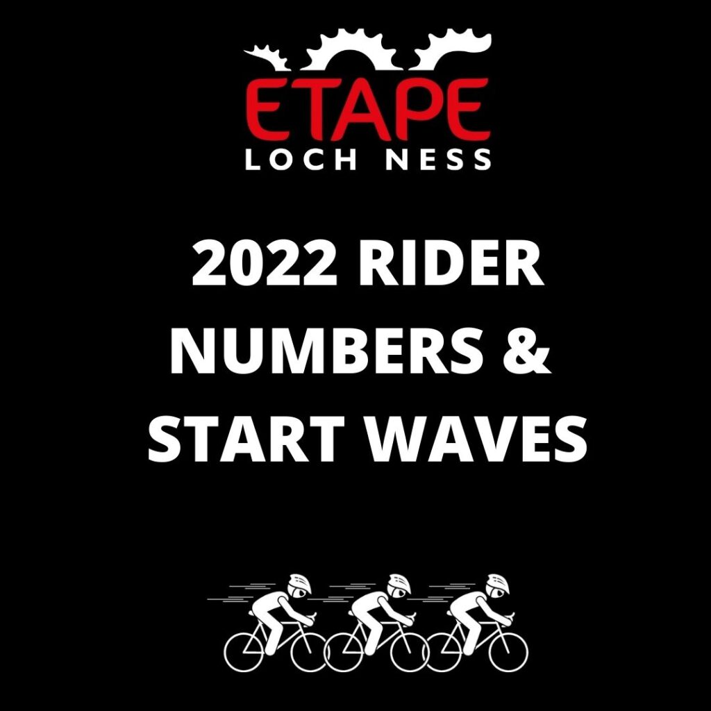 Etape Loch Ness - RIDER NUMBERS